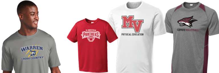 Shop Custom Screen Printed Performance T-Shirts